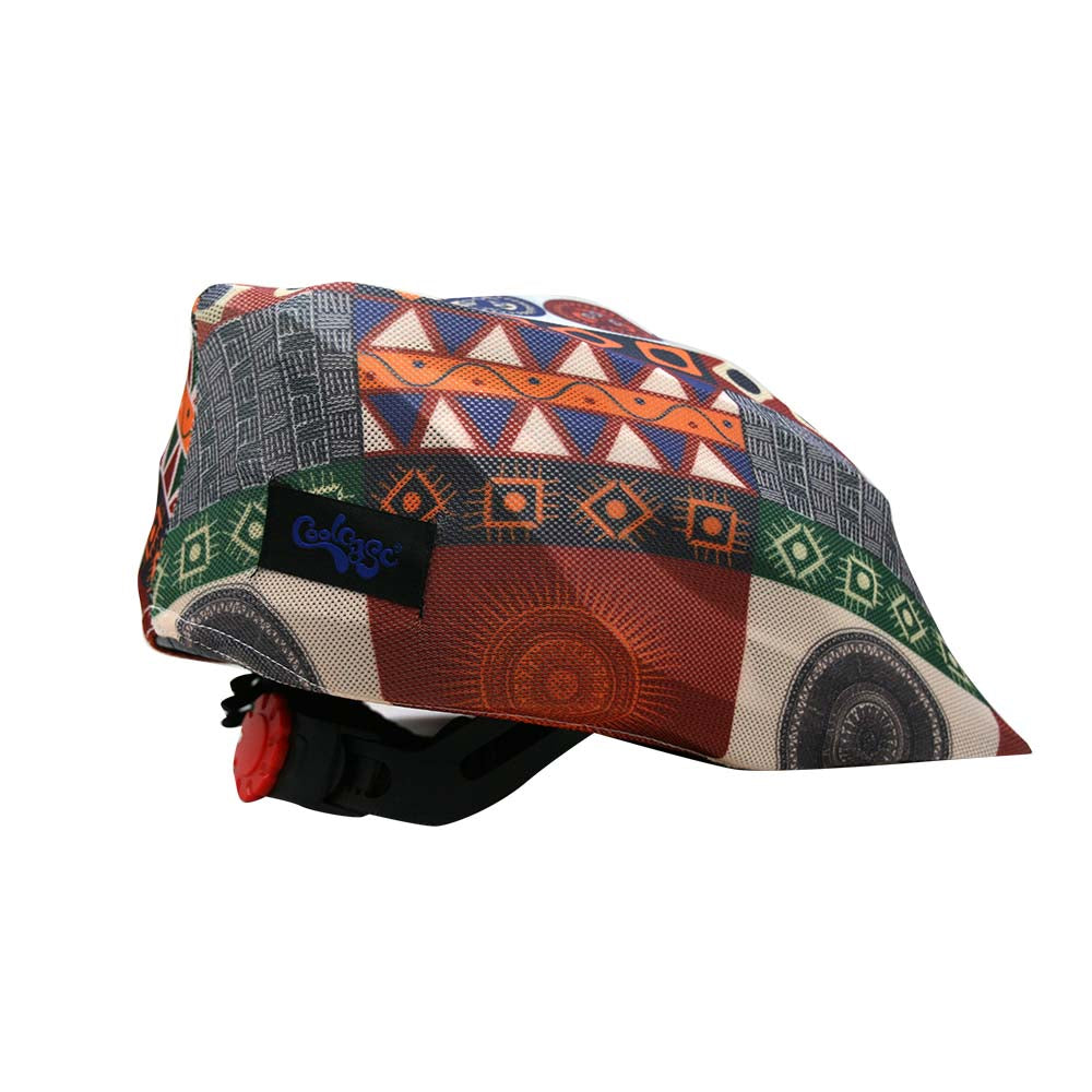 Azteca Cool Bike Helmet Cover - COOLCASC – Kememola Outdoor Clothing